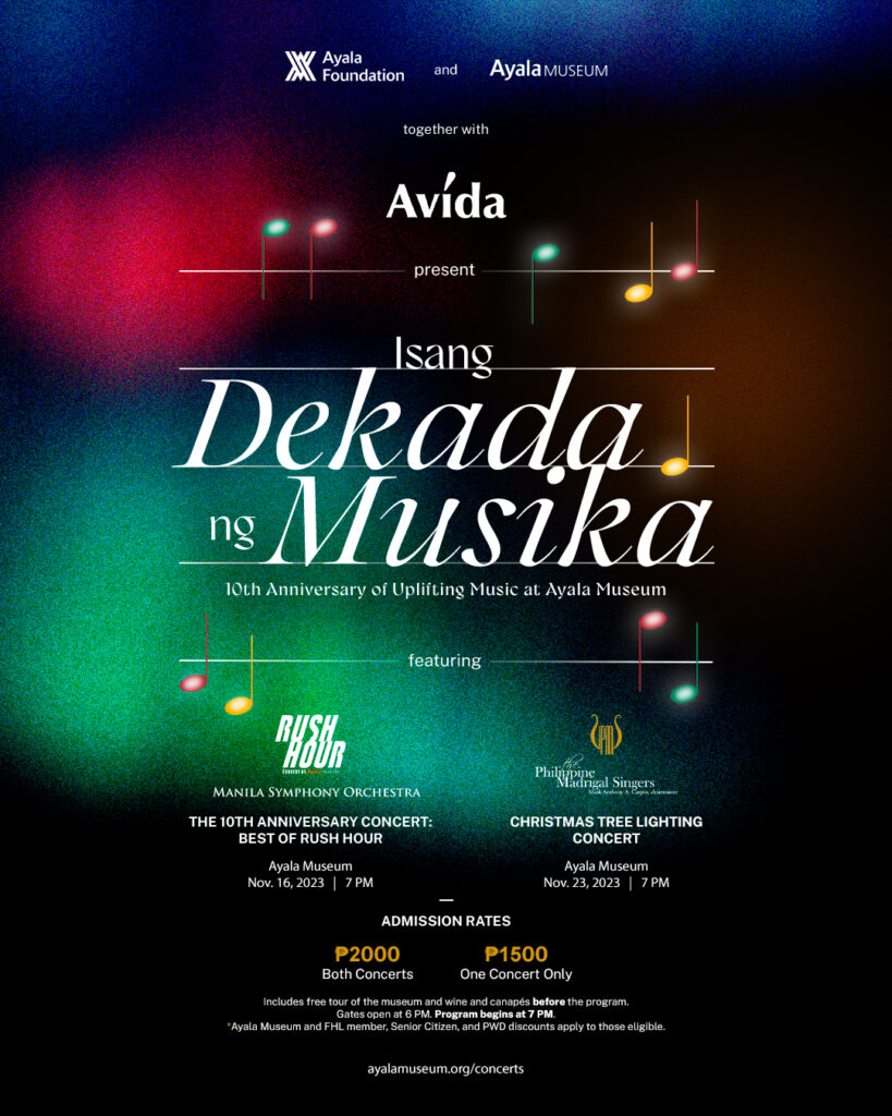 Ayala Museum celebrates ‘Isang Dekada ng Musika’ featuring the MSO’s ...